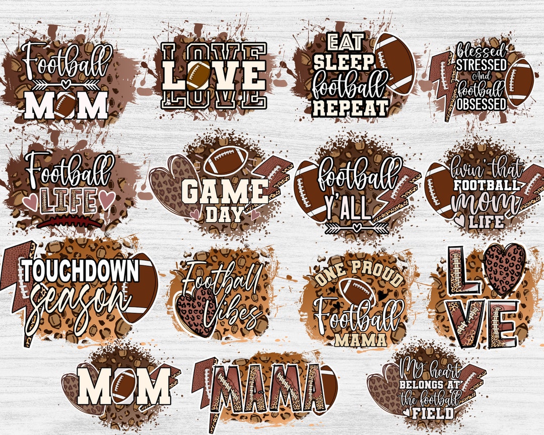 Football Sublimation Bundle, Football PNG Print, Sublimation PNG ...