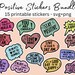 Positive Png Printable Stickers, Inspirational, Svg, Png, Mental Health ...