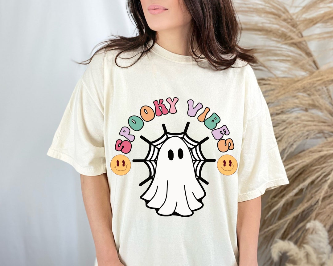 Spooky Vibes Png, Retro Halloween Png, Groovy Halloween Sublimation ...
