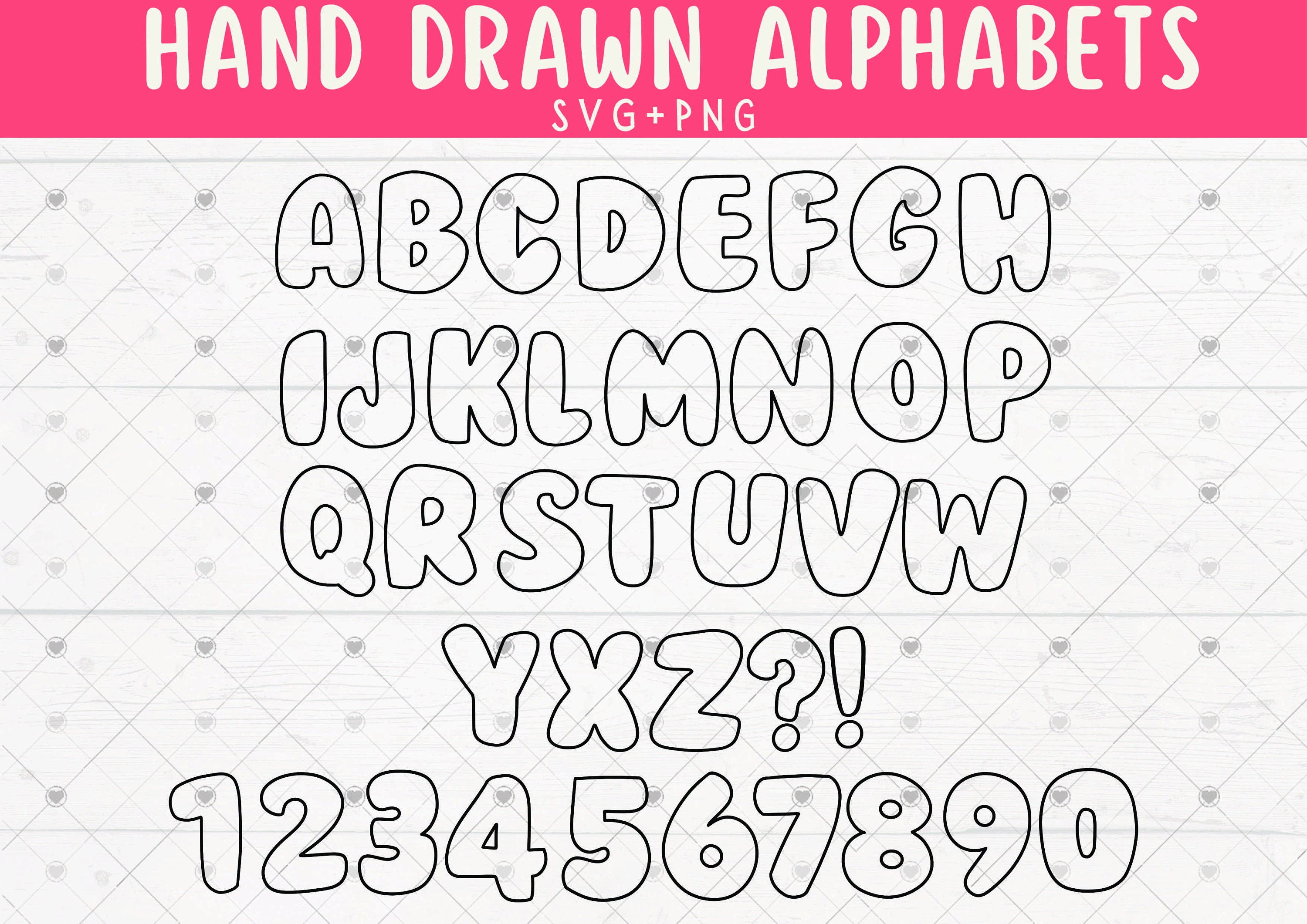 Bubble Letters Svg, Bubble Font Svg,bubble Alphabet Svg, Doodle Letters ...