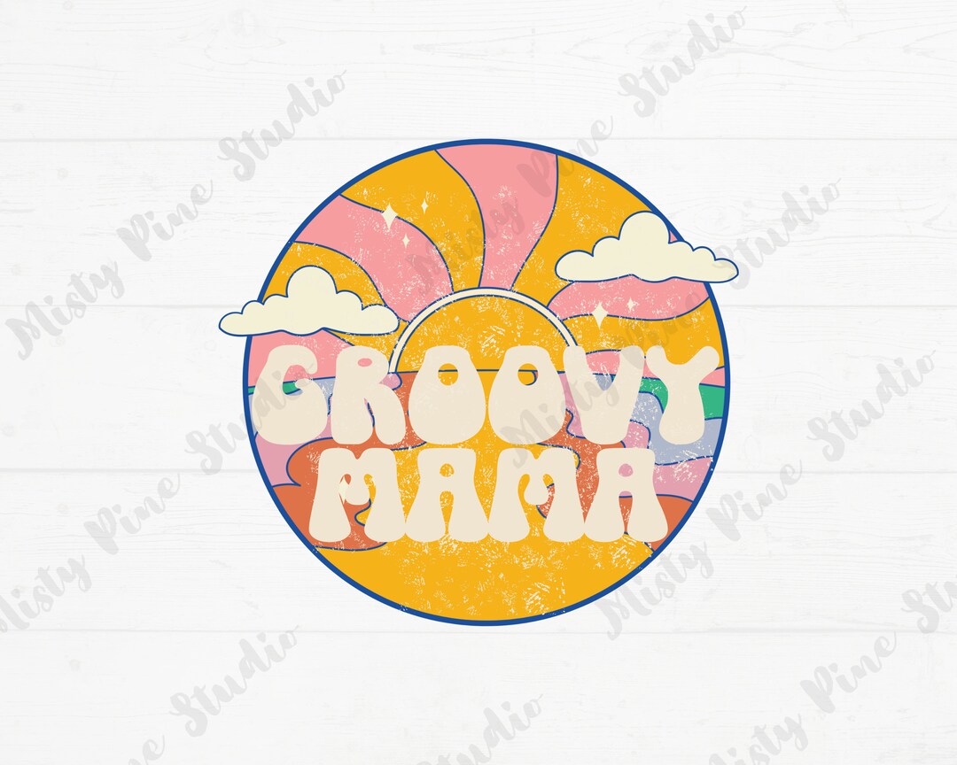 Groovy Mama PNG, Retro Mama PNG, Mother's Day, Groovy Mom, Retro Sublimation, Digital Download ...