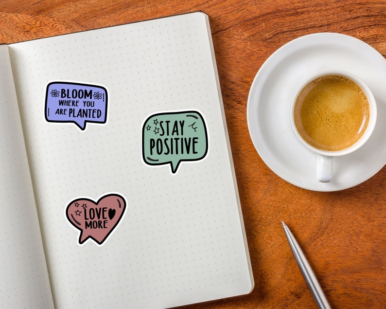 Positive Png Printable Stickers, Inspirational, Svg, Png, Mental Health ...