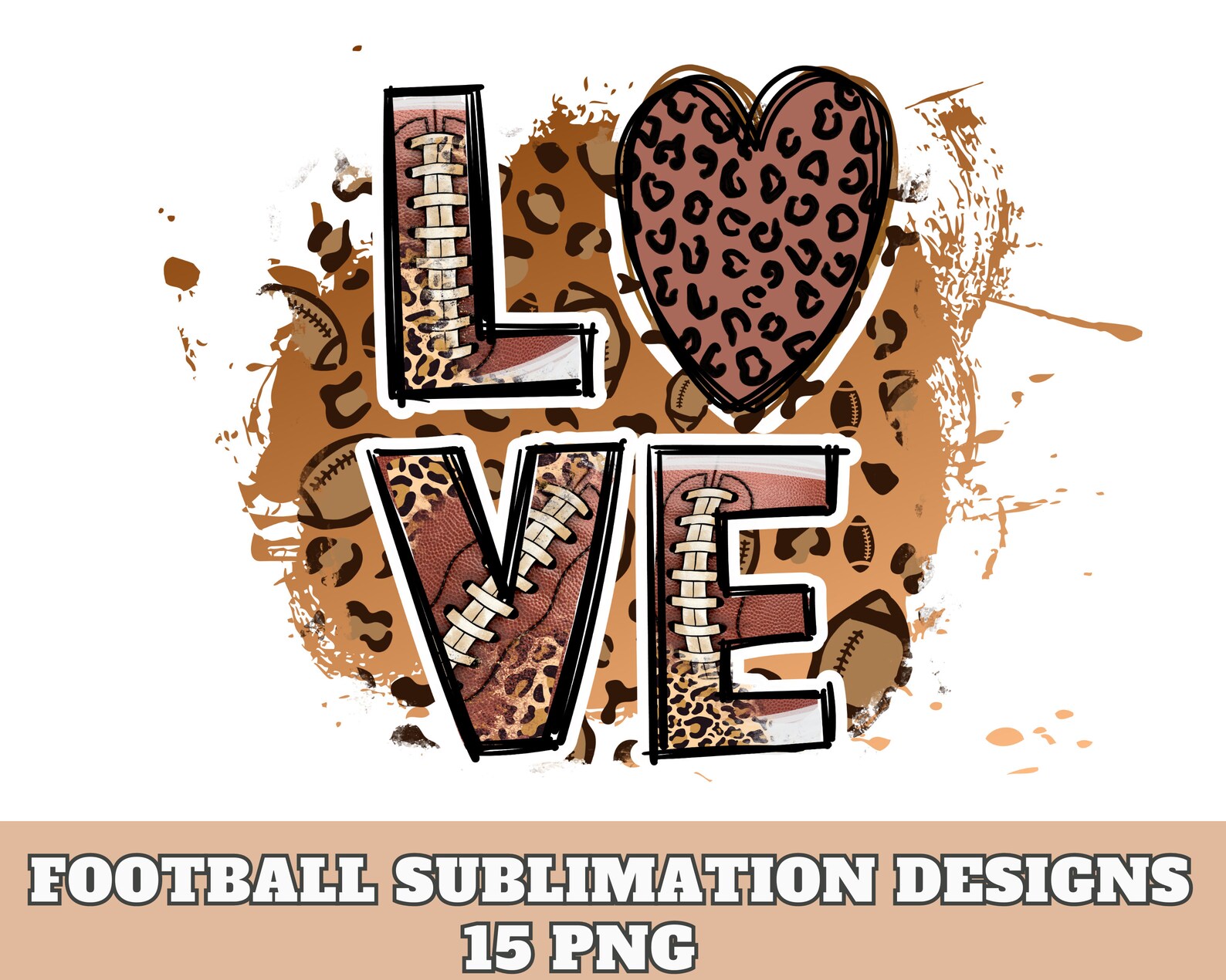 Football Sublimation Bundle, Football PNG Print, Sublimation PNG ...