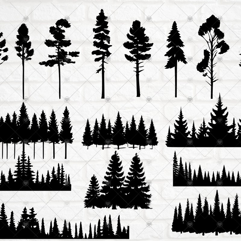 Forest Svg - Etsy