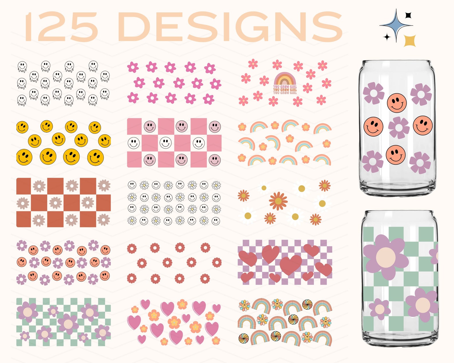 Libbey Glass Svg, Glass Can Svg, Can Wrap Svg, 16oz Libbey Can Wrap ...