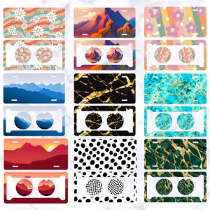 250 Car License Plate Designs, Car Sublimation Designs, Car Coaster ...