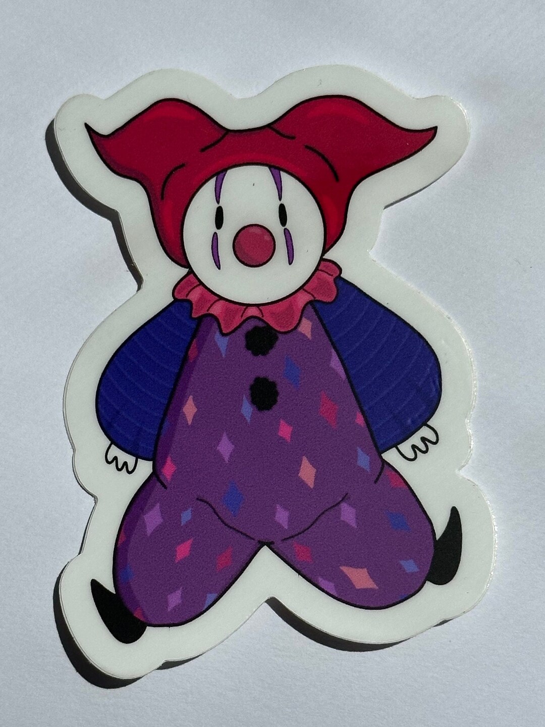 Bisexual Pride | Clown Sticker - Etsy