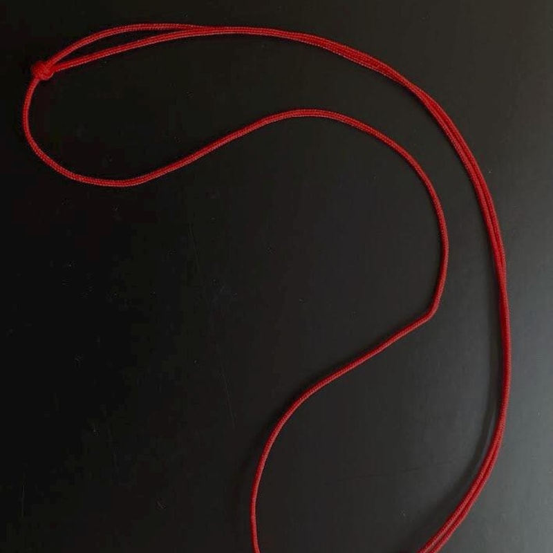Red String Necklace - Etsy