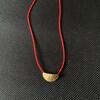 Handmade 18K Gold Plated Red Silk String Ring | Unique Design ...