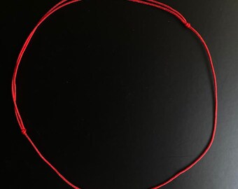 Red String Necklace | Etsy