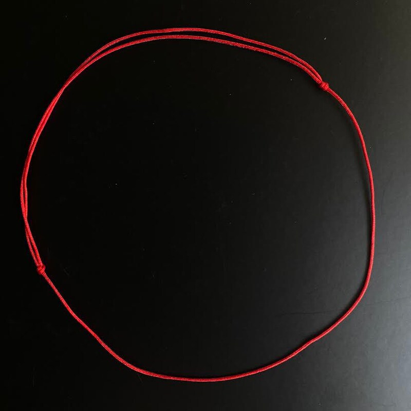 Red String Necklace - Etsy