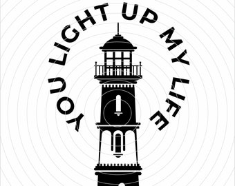 You Light up My Life Svg - Etsy