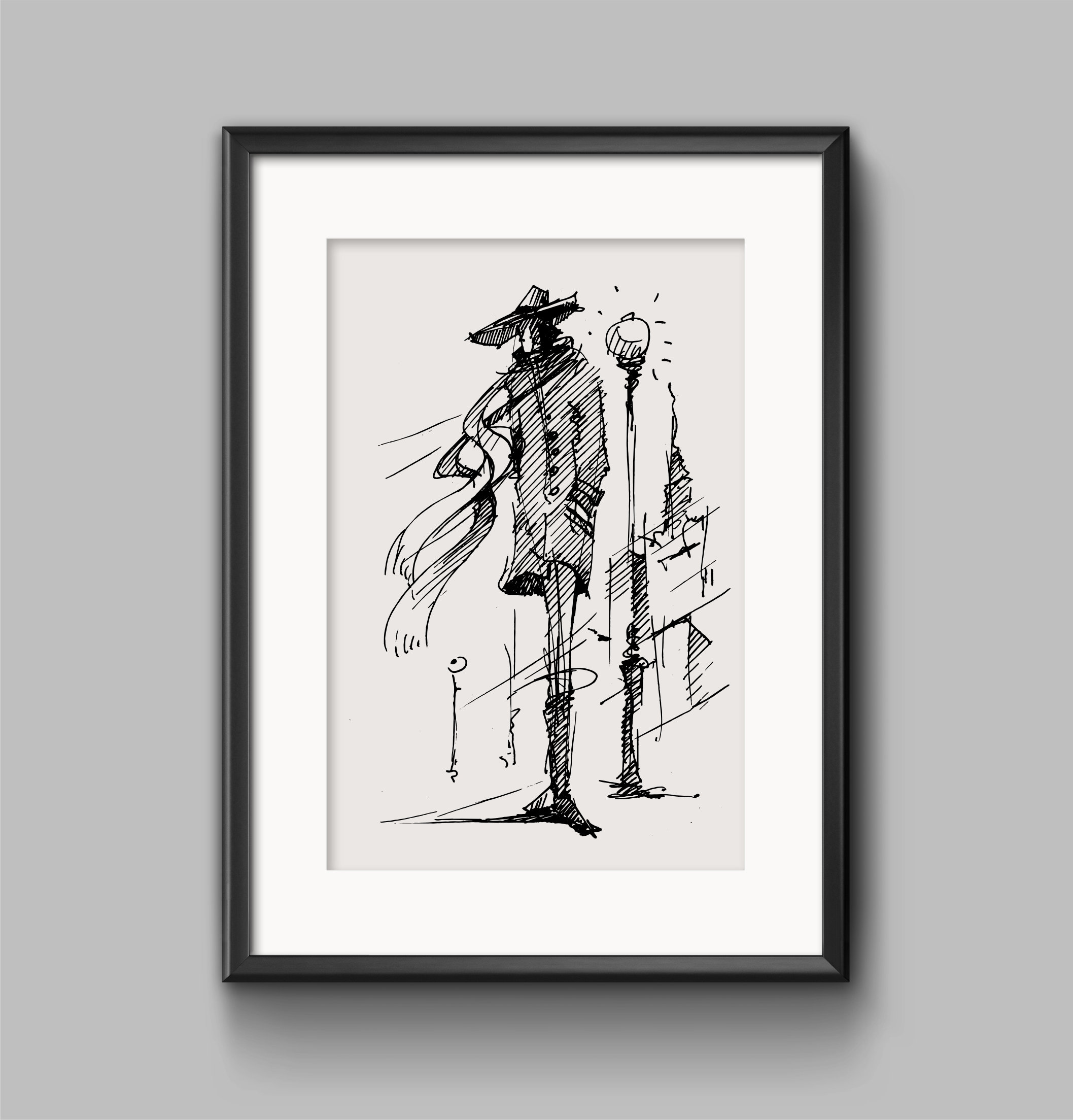 Man Line Art, Man Body Art, Line Art Man, Male Sketch, Line Art Print ...