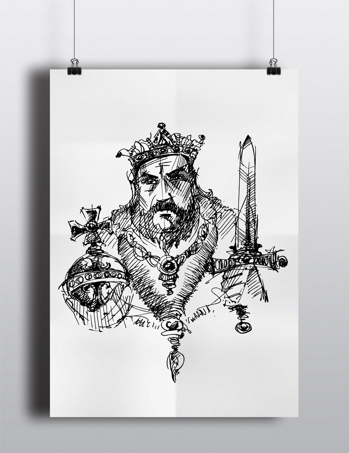 King Svg Png Monarch Svg King Crown SVG King Svg File - Etsy