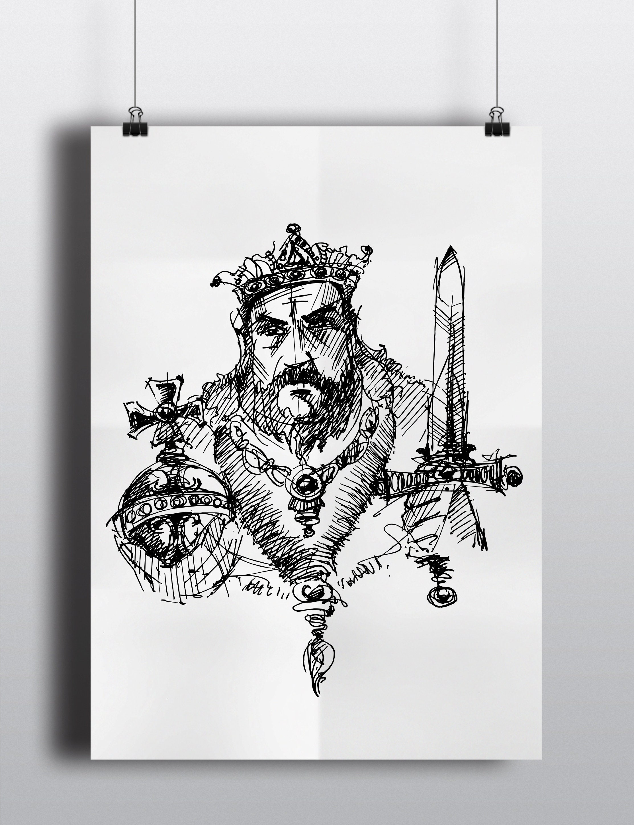 King Svg Png, Monarch Svg, King Crown SVG, King Svg File, Crown Svg ...