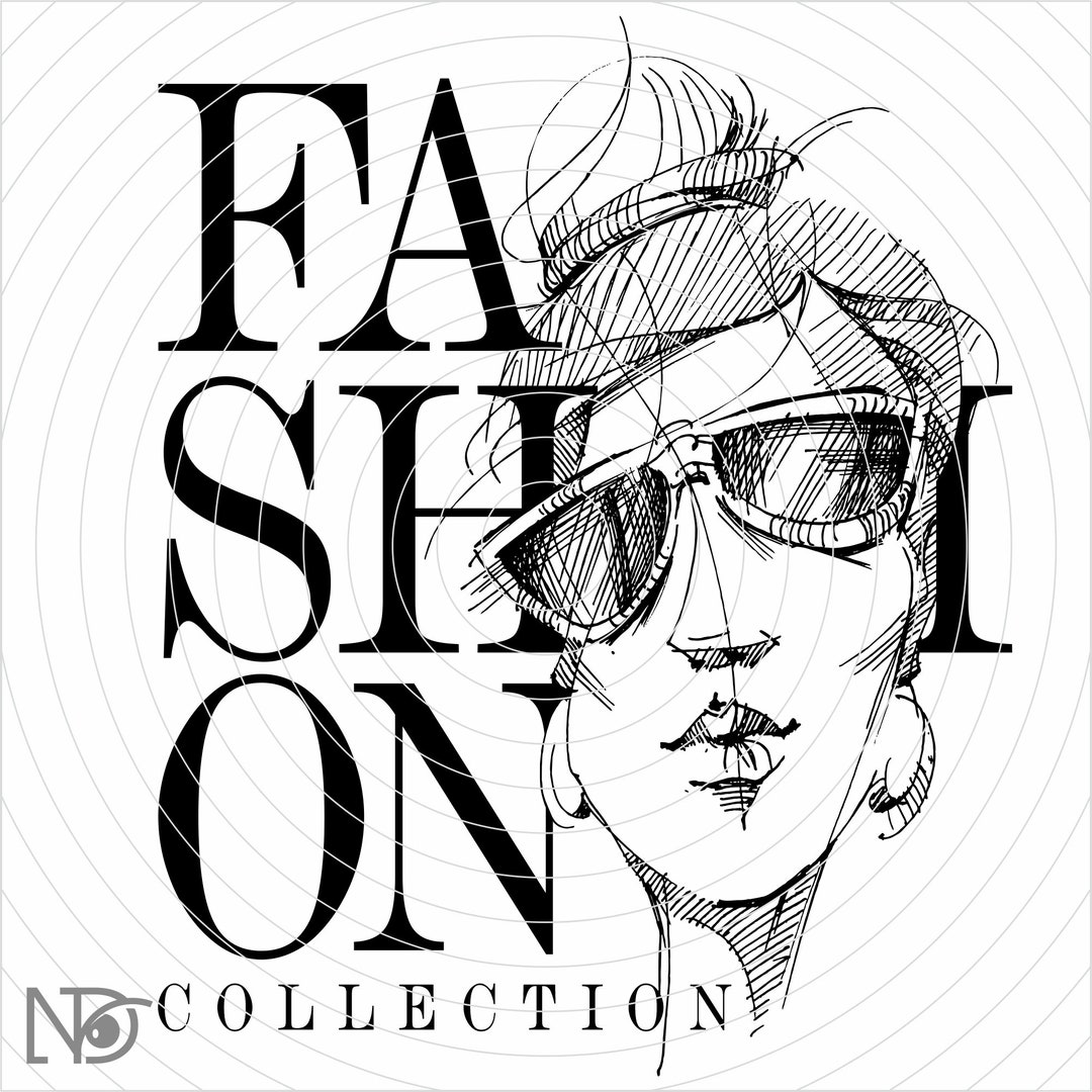 Fashion Svg, Girl Fashion Png, Glamor Girl Svg, Vogue Shirt, Fashion ...