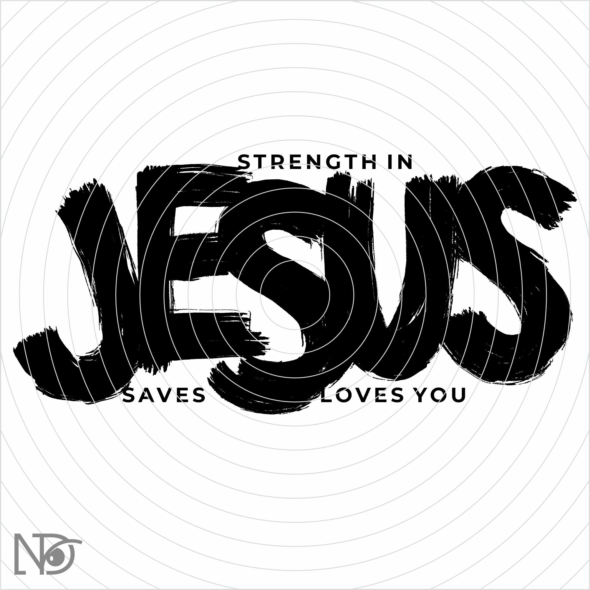 Strength in Jesus Svg, Jesus Saves Png, Jesus Loves You Svg, Christian ...