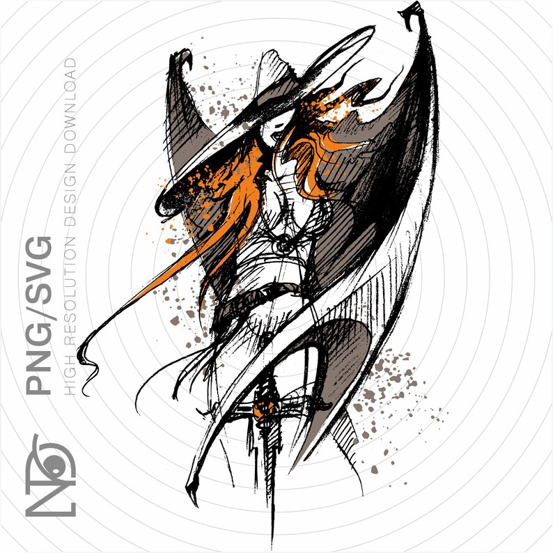 Bat Woman SVG PNG Vampire Print Femme Fatale svg bat | Etsy