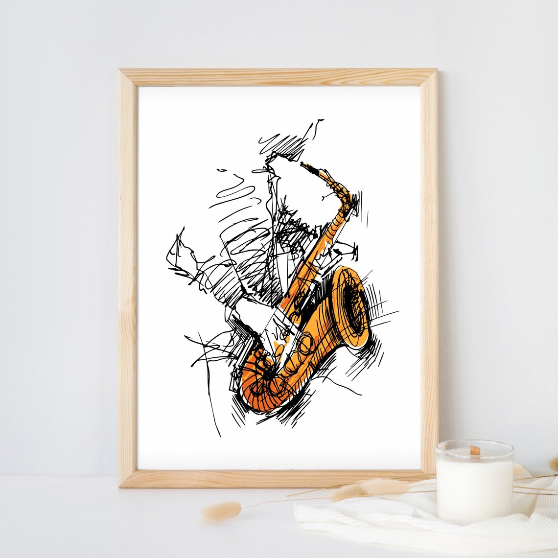 Jazz Saxophone Player Svg, Jazz Poster, Retro Music, Saxophonist Png ...