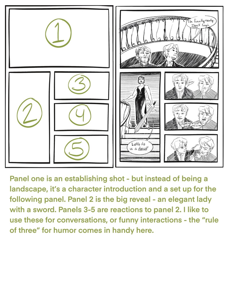 Comic Template Examples and Tutorial digital Download - Etsy