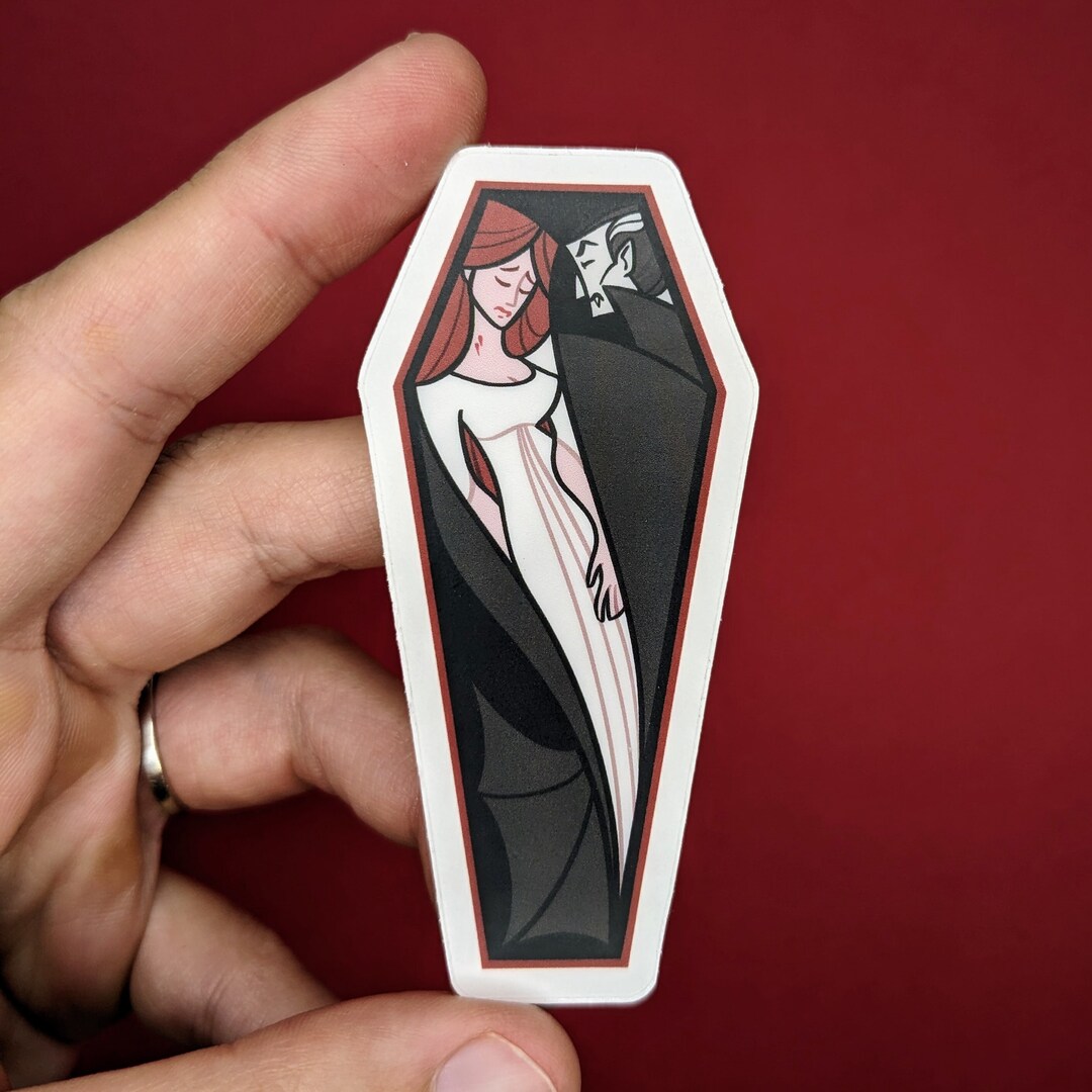 Dracula and Lucy Vinyl Sticker - Etsy