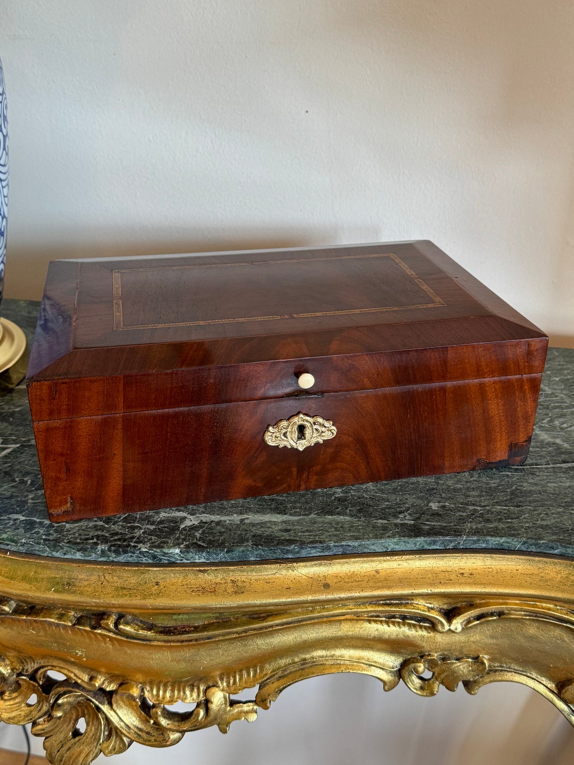 Georgian Style Jewelry Box UK Circa 1850 / Victorian Jewelry Box ...