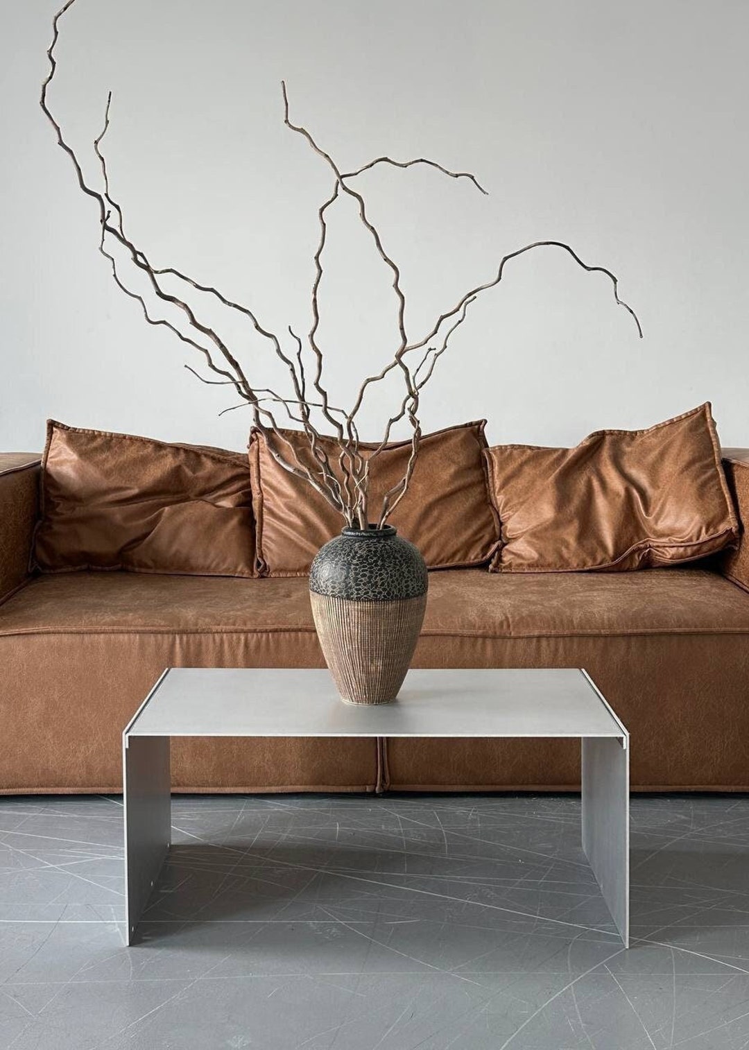 Modern Aluminium Table, Custom Metal Table, Steel Table, Industrial ...