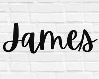 James Name Sign Boy - Etsy