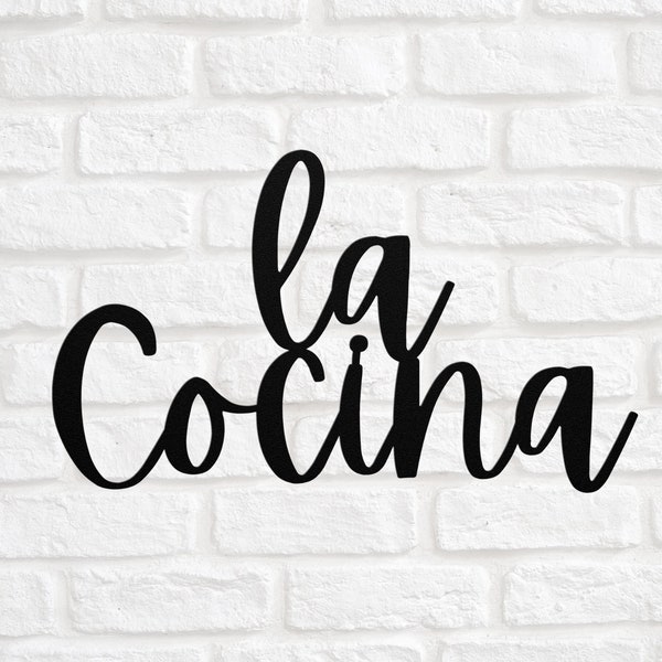 La Cocina Sign - Etsy