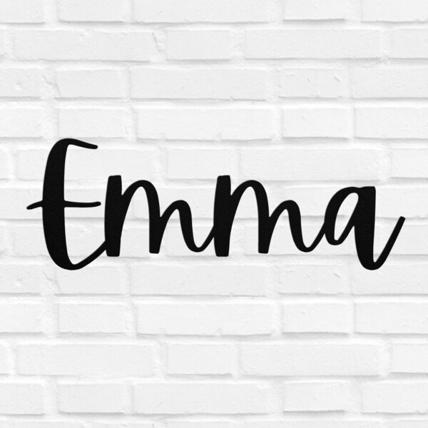 Emma Name Sign - Etsy