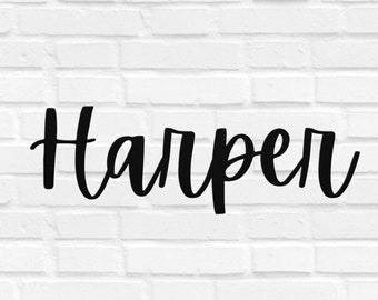 Harper Metal Sign - Etsy