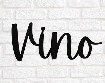 Italian Wine Metal Sign - Etsy