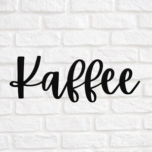 Kaffee Sign German Metal Wall Art Germany Deutsch Deutschland Coffee ...