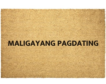 Filipino Welcome Mat - Etsy