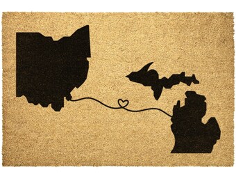 Michigan State Rug - Etsy