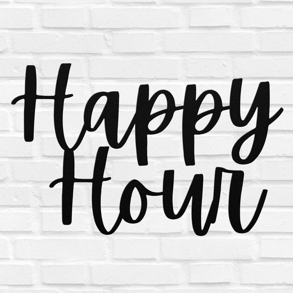 Happy Hour Sign - Etsy