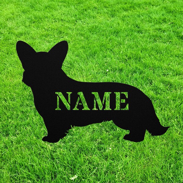 Cardigan Corgi Garden Statue - Etsy