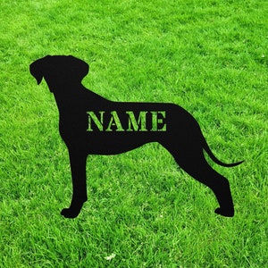 Rhodesian Ridgeback Yard Statue Ridgeback Memorial Wind Chime Outdoor ...