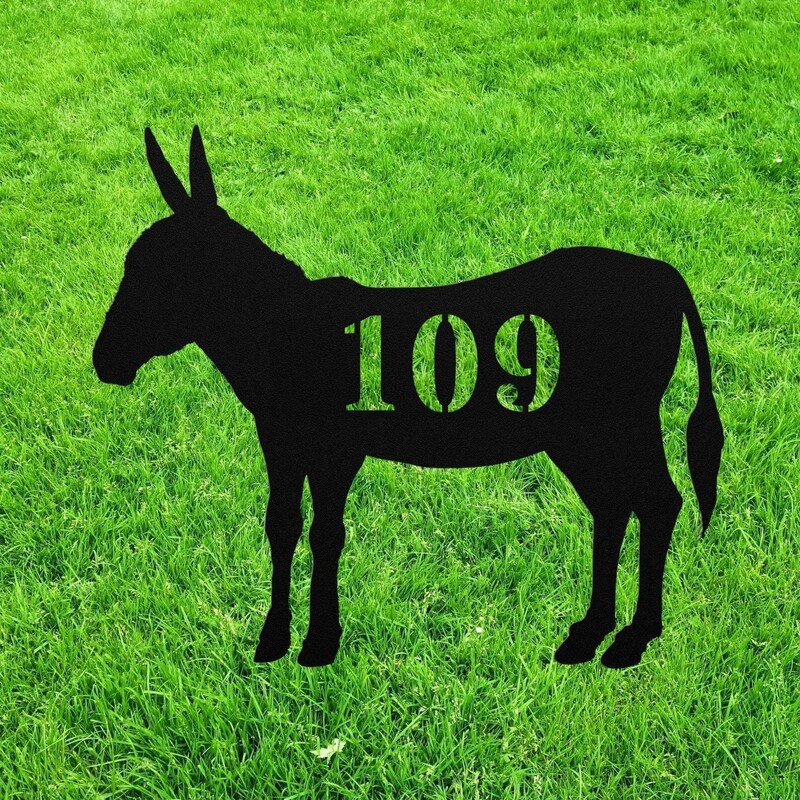 Donkey Yard Art - Etsy