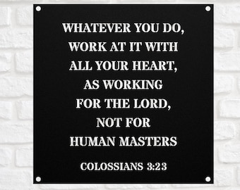 Work at It With All Your Heart - Etsy