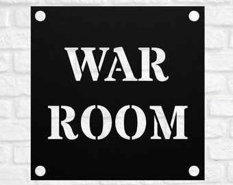 War Room Metal Sign - Etsy
