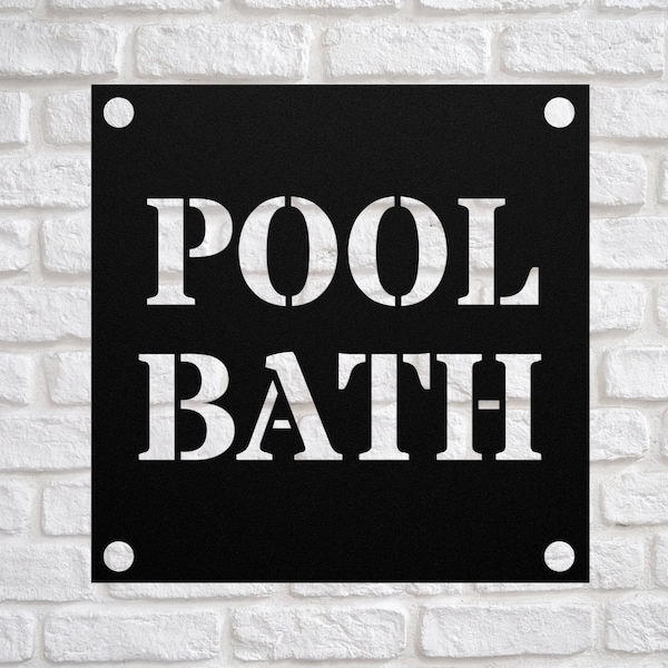 Bath House Sign - Etsy