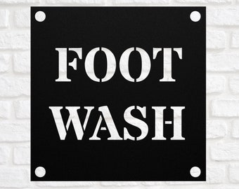 Foot Wash Sign - Etsy