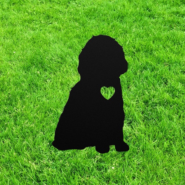 Goldendoodle Garden Statue - Etsy