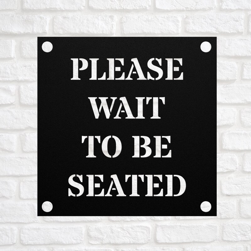 Wait to Be Called Sign - Etsy