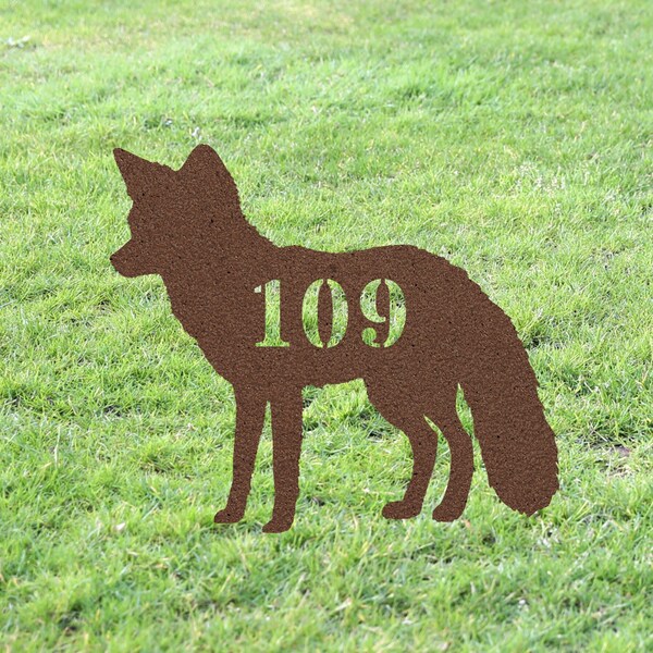 Rustic Metal Address Sign - Etsy