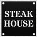 Steak House Metal Sign, Metal or Wall Art Sign, Contemporary Farmhouse ...