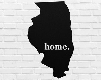 Metal Illinois Sign - Etsy