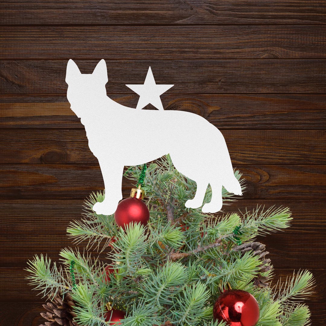 Australian Cattle Dog Tree Topper Christmas Holiday Decoration Ornament ...