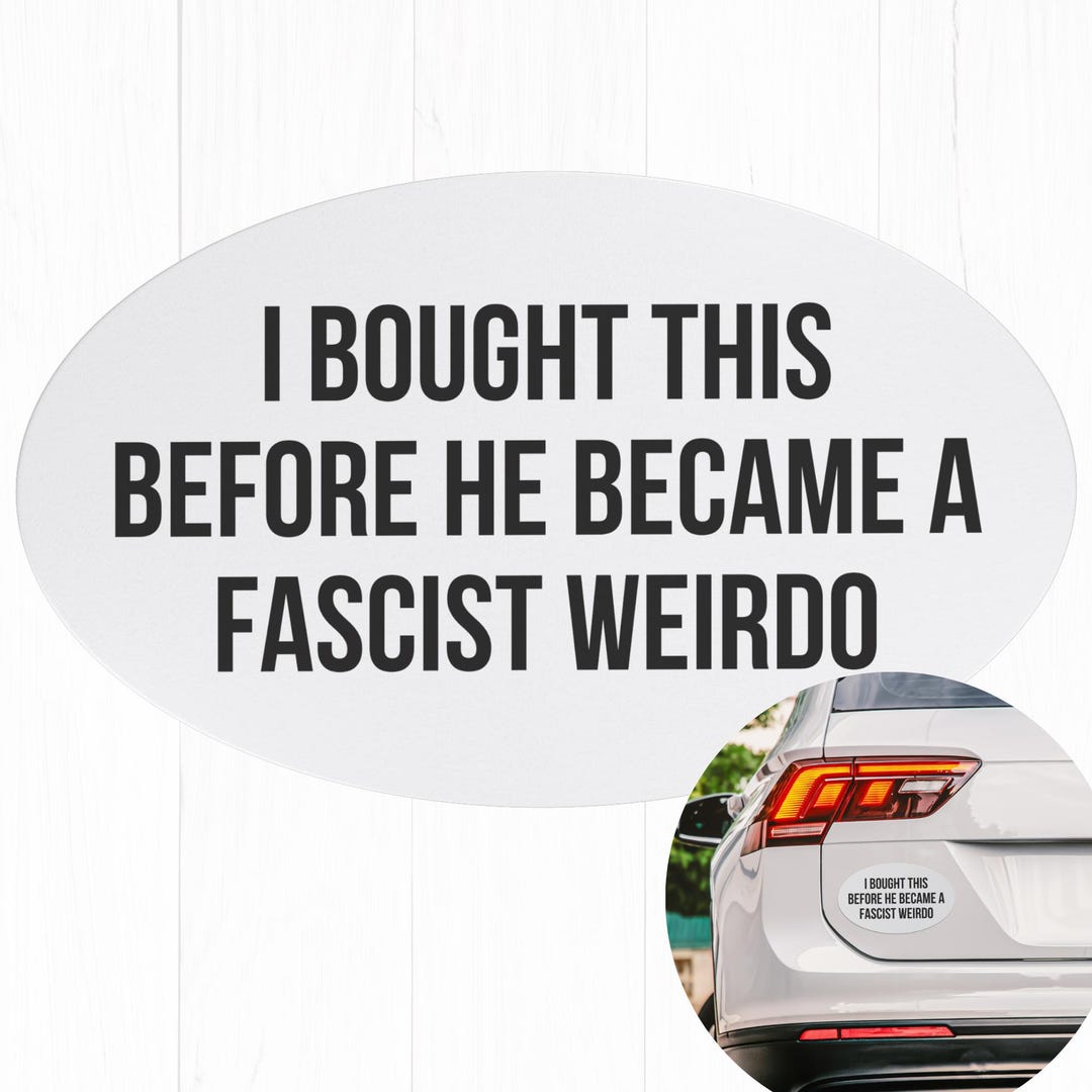 Anti Elon Car Magnet Bumper Regret Eco Not Elon Sucks Deport Elon Awful ...